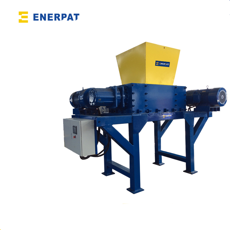 High Efficiency Commercial Plastic Drums Two Shaft Shredder Machine for ...